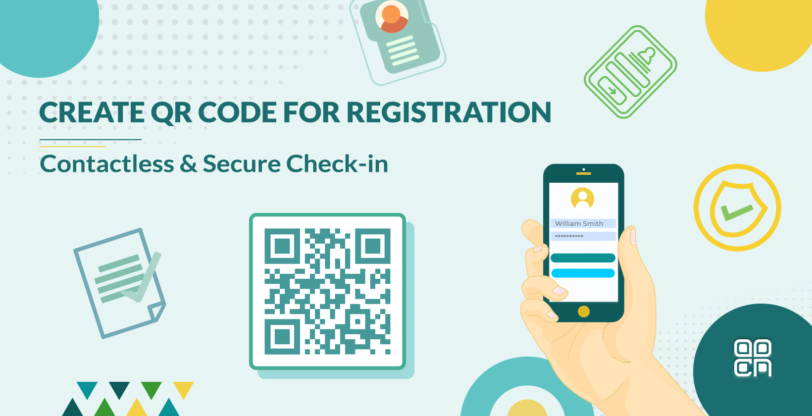 Create QR Code for Registration - Contactless & Secure Check-in